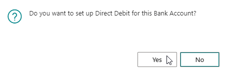 Set up Direct Debit