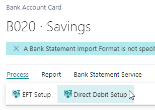Set up Direct Debit