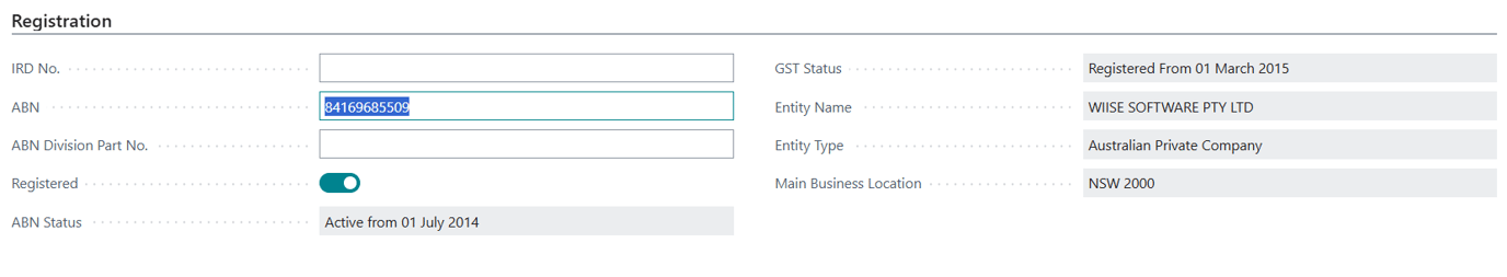 ABN Lookup