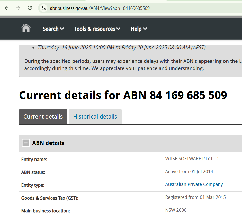 ABN Lookup