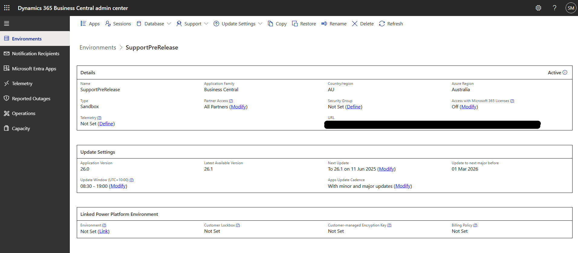 Schedule Business Central Updates in Your Admin Center