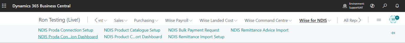 Set up NDIS PRODA Connection