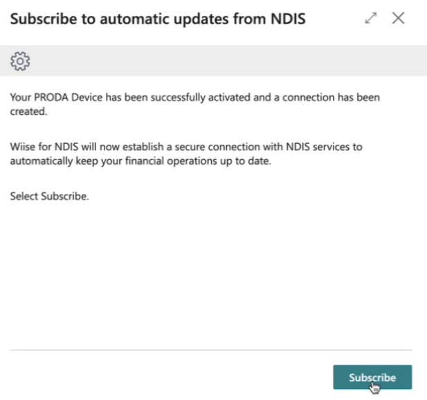 Set up NDIS PRODA Connection