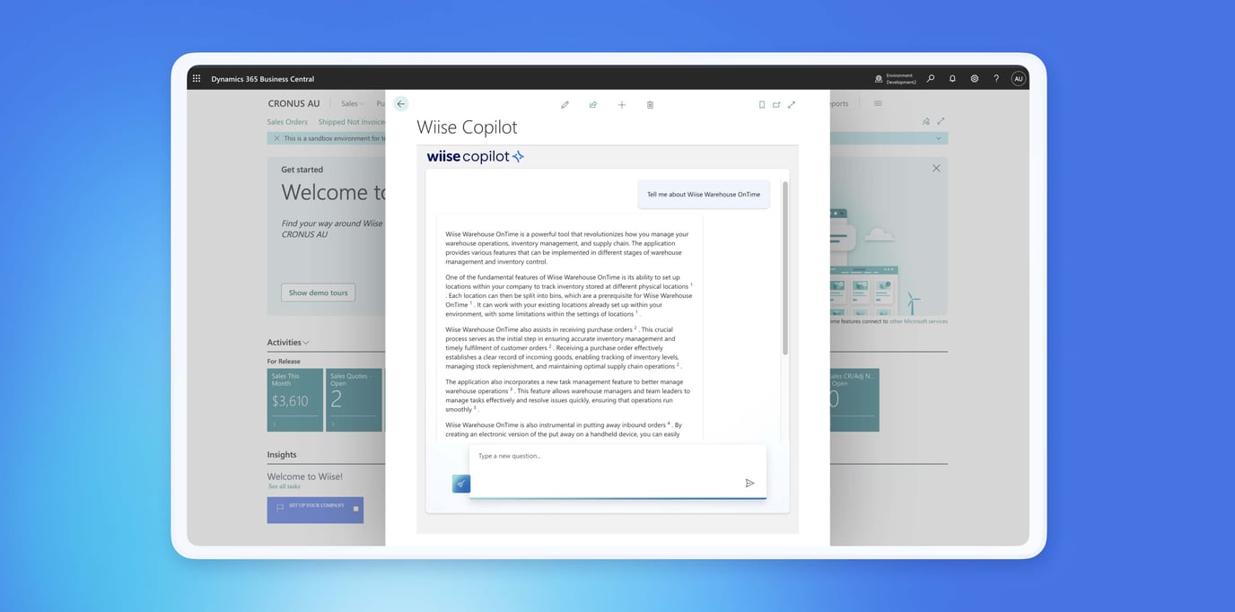 September 2024 | Wiise Copilot, Wiise Command Centre & OnTime updates